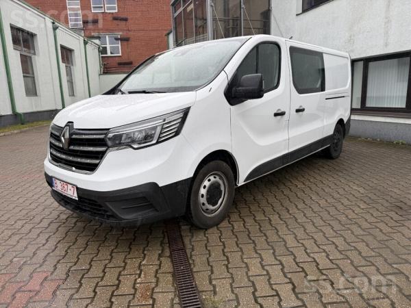 White Renault Trafic 2023 in Riga, with an engine capacity of 2.00 L and mileage of 0 thousand km for 15950 €, photo 1 on AUTOMOTO.COM.LV