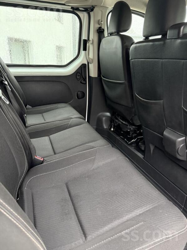 White Renault Trafic 2023 in Riga, with an engine capacity of 2.00 L and mileage of 0 thousand km for 15950 €, photo 10 on AUTOMOTO.COM.LV