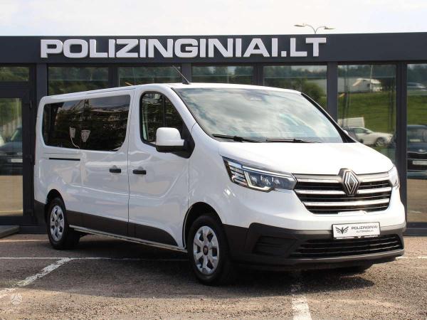 White Renault Trafic 2024 in Vilnius, with an engine capacity of 2.00 L and mileage of 136 thousand km for 28950 €, photo 2 on AUTOMOTO.COM.LV