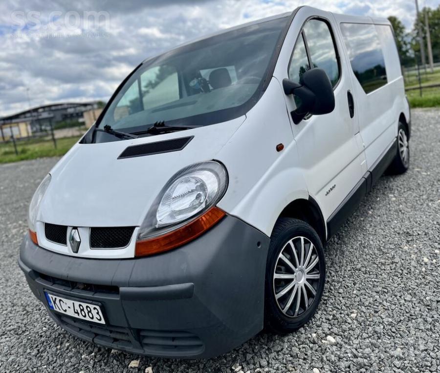 Balts Renault Trafic 2003 Rīga, ar dzinēja tilpumu 1.90 L un nobraukumu 0 tūkst. km par 1990 €, foto 1 vietnē AUTOMOTO.COM.LV