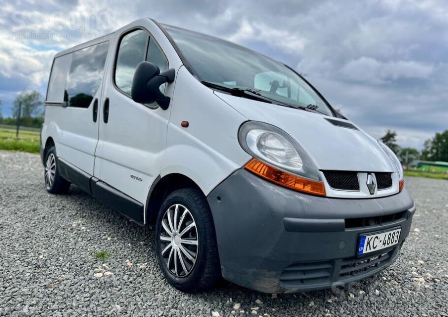 Balts Renault Trafic 2003 Rīga, ar dzinēja tilpumu 1.90 L un nobraukumu 0 tūkst. km par 1990 €, foto 2 vietnē AUTOMOTO.COM.LV