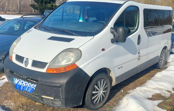White Renault Trafic 2003 in Utena, with an engine capacity of 1.90 L and mileage of 330 thousand km for 2900 €, photo 1 on AUTOMOTO.COM.LV