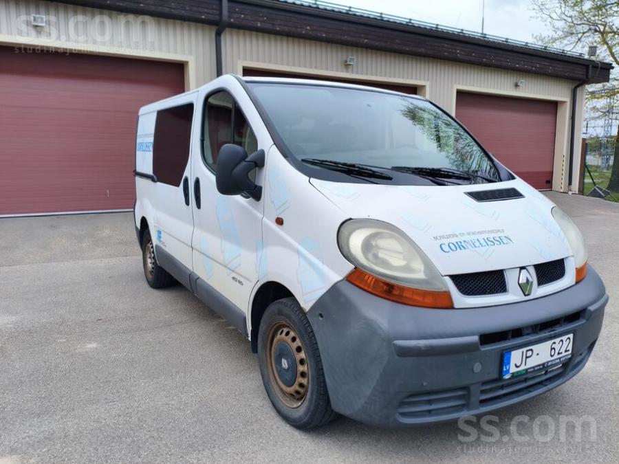 Balts Renault Trafic 2003 Rīga, ar dzinēja tilpumu 1.90 L un nobraukumu 367 tūkst. km par 2999 €, foto 4 vietnē AUTOMOTO.COM.LV