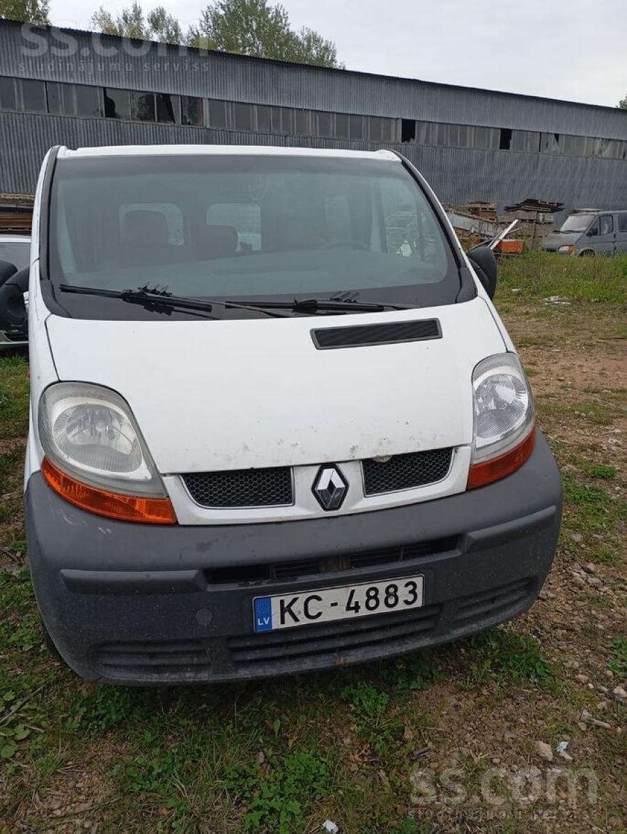 Balts Renault Trafic 2003 Rīga, ar dzinēja tilpumu 1.90 L un nobraukumu 380 tūkst. km par 2300 €, foto 1 vietnē AUTOMOTO.COM.LV
