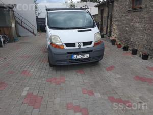 White Renault Trafic 2004 in Riga, with an engine capacity of 1.90 L and mileage of 271 thousand km for 1900 €, photo  on AUTOMOTO.COM.LV