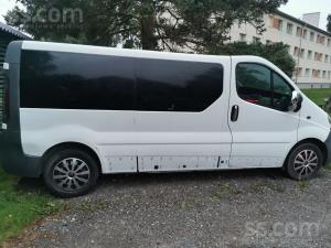 White Renault Trafic 2004 in Bauska, with an engine capacity of 1.90 L and mileage of 240 thousand km for 1000 €, photo 12 on AUTOMOTO.COM.LV