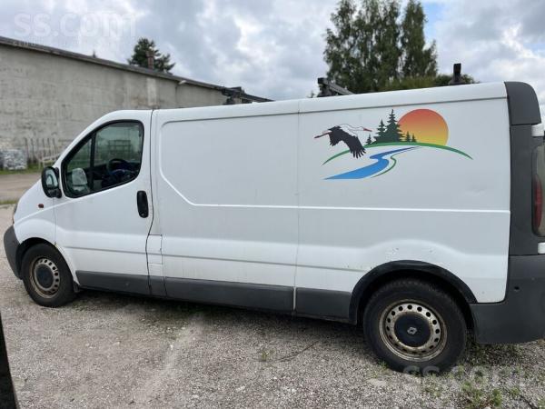White Renault Trafic 2005 in Riga, with an engine capacity of 1.90 L and mileage of 524 thousand km for 950 €, photo 3 on AUTOMOTO.COM.LV
