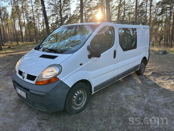 White Renault Trafic 2005 in Riga, with an engine capacity of 1.90 L and mileage of 458 thousand km for 4000 €, photo 1 on AUTOMOTO.COM.LV