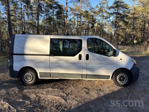 White Renault Trafic 2005 in Riga, with an engine capacity of 1.90 L and mileage of 458 thousand km for 4000 €, photo 4 on AUTOMOTO.COM.LV