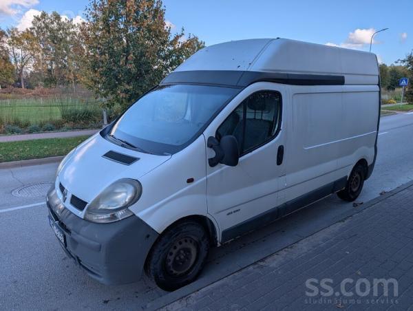 White Renault Trafic 2005 in Ogre, with an engine capacity of 1.90 L and mileage of 0 thousand km for 1200 €, photo 1 on AUTOMOTO.COM.LV
