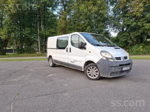 White Renault Trafic 2006 in Riga, with an engine capacity of 1.90 L and mileage of 0 thousand km for 3300 €, photo 2 on AUTOMOTO.COM.LV