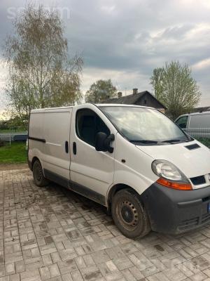 White Renault Trafic 2006 in Dobele, with an engine capacity of 1.90 L and mileage of 300 thousand km for 1750 €, photo  on AUTOMOTO.COM.LV