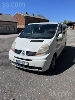 White Renault Trafic 2007 in Liepaja, with an engine capacity of 2.00 L and mileage of 362 thousand km for 5990 €, photo 1 on AUTOMOTO.COM.LV