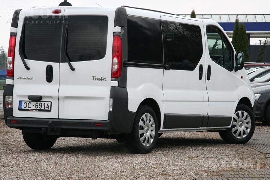 White Renault Trafic 2007 in Tukums, with an engine capacity of 2.00 L and mileage of 0 thousand km for 6150 €, photo 5 on AUTOMOTO.COM.LV