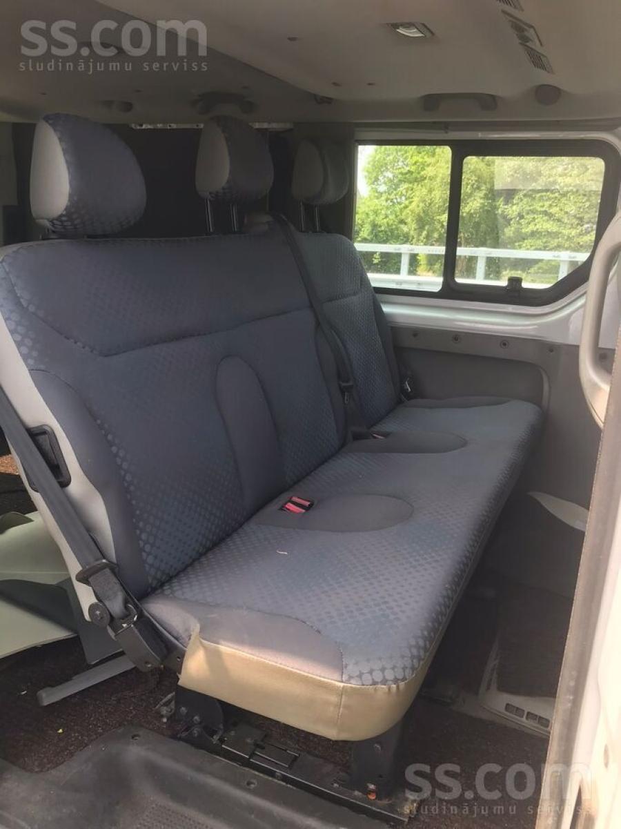 Balts Renault Trafic 2008 Jūrmala, ar dzinēja tilpumu 2.00 L un nobraukumu 226 tūkst. km par 7200 €, foto 7 vietnē AUTOMOTO.COM.LV