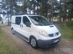 White Renault Trafic 2008 in Riga, with an engine capacity of 2.00 L and mileage of 218 thousand km for 5500 €, photo  on AUTOMOTO.COM.LV