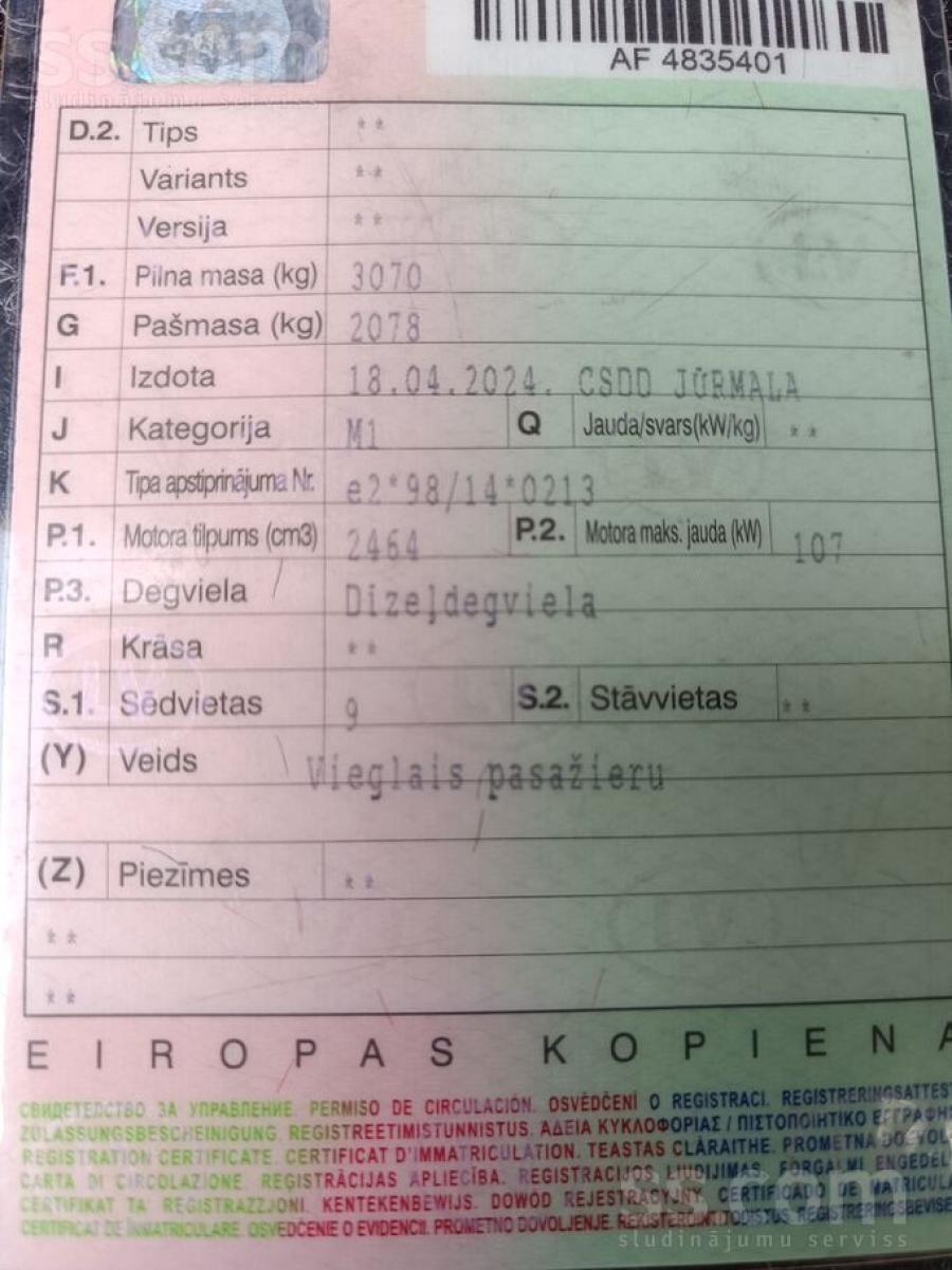 Белый Рено Трафик 2008 в Екабпилс, объемом двигателя 2.50 л и пробегом 436 тыс. км за 5300 €, фото 23 на AUTOMOTO.COM.LV