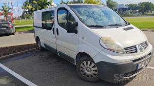 White Renault Trafic 2008 in Riga, with an engine capacity of 2.00 L and mileage of 415 thousand km for 2500 €, photo  on AUTOMOTO.COM.LV