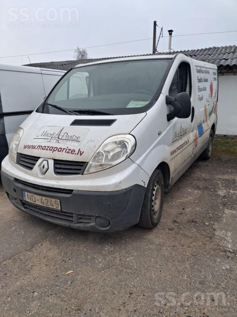 White Renault Trafic 2009 in Riga, with an engine capacity of 1.90 L and mileage of 320 thousand km for 3000 €, photo 1 on AUTOMOTO.COM.LV
