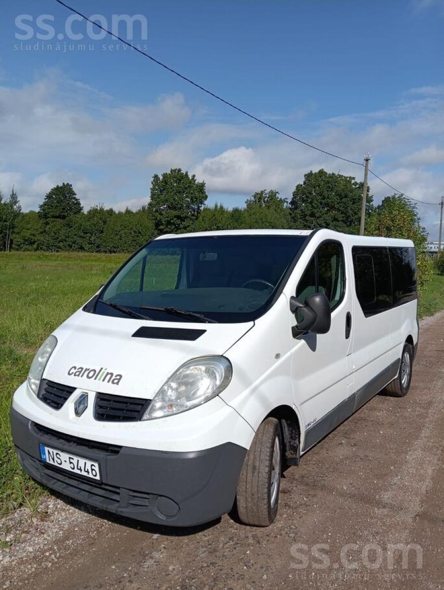 White Renault Trafic 2009 in Saldus, with an engine capacity of 1.90 L and mileage of 290 thousand km for 4500 €, photo 3 on AUTOMOTO.COM.LV