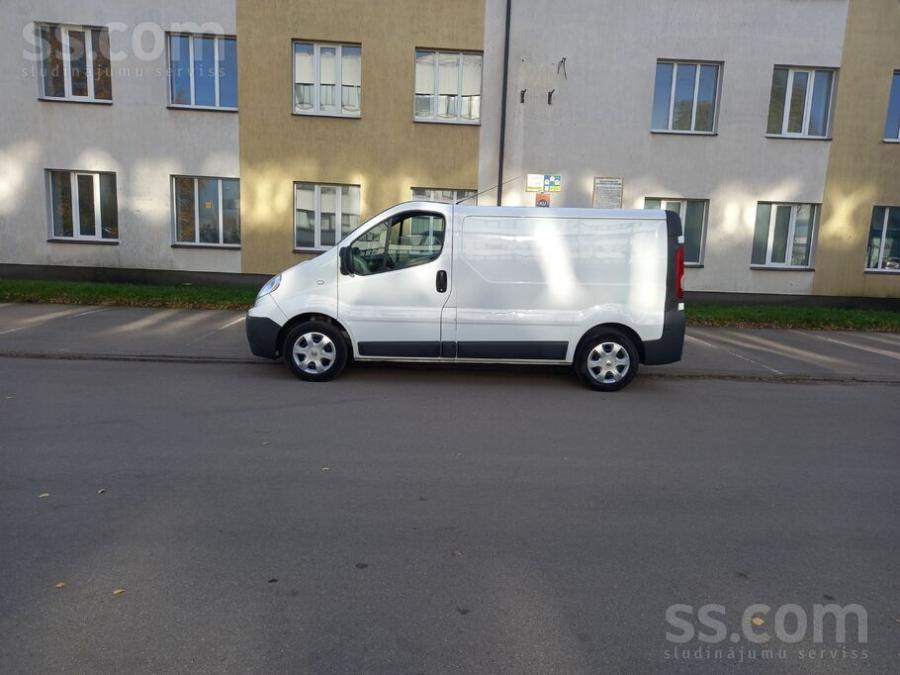 White Renault Trafic 2012 in Riga, with an engine capacity of 2.00 L and mileage of 0 thousand km for 6000 €, photo 8 on AUTOMOTO.COM.LV