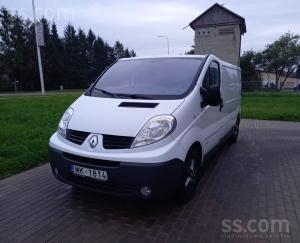 White Renault Trafic 2014 in Riga, with an engine capacity of 2.00 L and mileage of 373 thousand km for 6950 €, photo  on AUTOMOTO.COM.LV