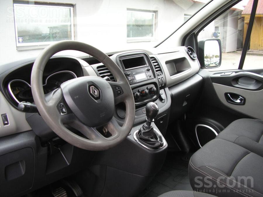 Balts Renault Trafic 2015 Rīga, ar dzinēja tilpumu 1.60 L un nobraukumu 0 tūkst. km par 8650 €, foto 14 vietnē AUTOMOTO.COM.LV