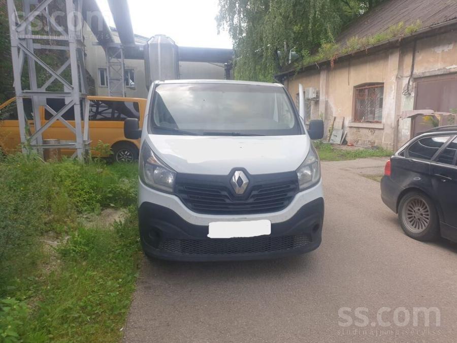 White Renault Trafic 2015 in Riga, with an engine capacity of 1.60 L and mileage of 0 thousand km for 6500 €, photo 1 on AUTOMOTO.COM.LV