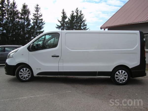 White Renault Trafic 2015 in Riga, with an engine capacity of 1.60 L and mileage of 0 thousand km for 7950 €, photo 8 on AUTOMOTO.COM.LV