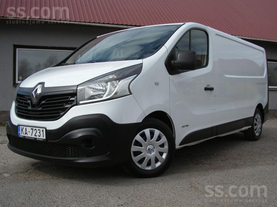 White Renault Trafic 2015 in Riga, with an engine capacity of 1.60 L and mileage of 0 thousand km for 7950 €, photo 10 on AUTOMOTO.COM.LV