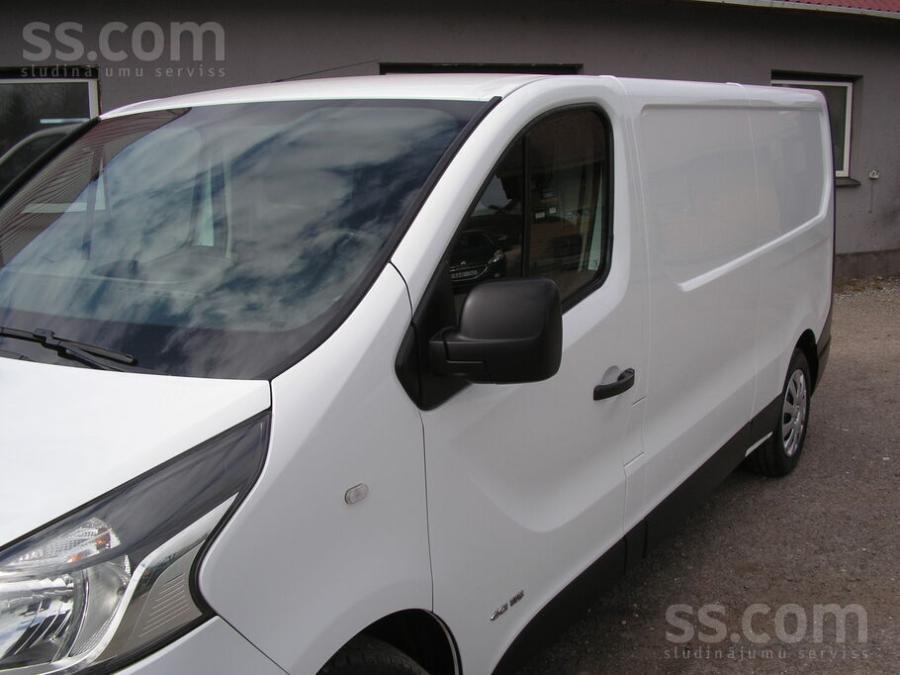 White Renault Trafic 2015 in Riga, with an engine capacity of 1.60 L and mileage of 0 thousand km for 7950 €, photo 13 on AUTOMOTO.COM.LV