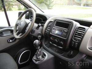 White Renault Trafic 2015 in Riga, with an engine capacity of 1.60 L and mileage of 0 thousand km for 7950 €, photo 22 on AUTOMOTO.COM.LV