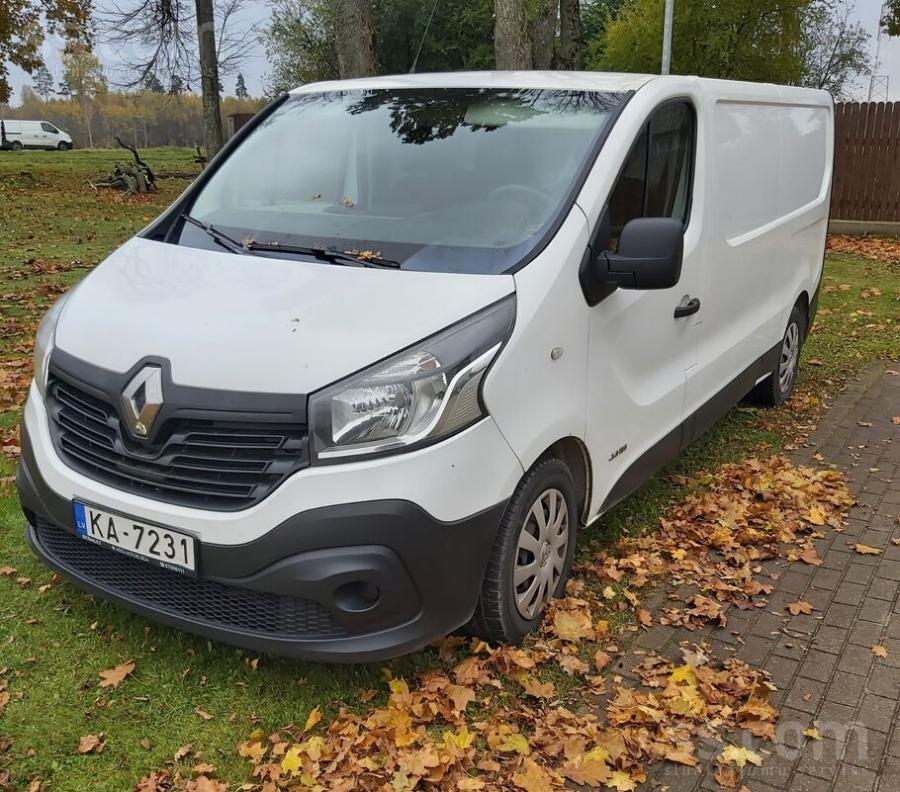 White Renault Trafic 2015 in Riga, with an engine capacity of 1.60 L and mileage of 214 thousand km for 9000 €, photo 1 on AUTOMOTO.COM.LV