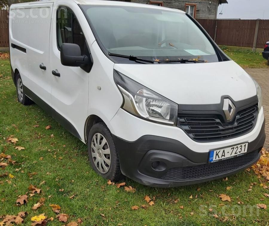 White Renault Trafic 2015 in Riga, with an engine capacity of 1.60 L and mileage of 214 thousand km for 9000 €, photo 3 on AUTOMOTO.COM.LV