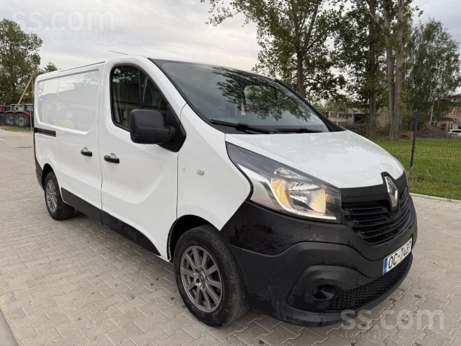 White Renault Trafic 2017 in Jelgava, with an engine capacity of 1.60 L and mileage of 0 thousand km for 8000 €, photo 3 on AUTOMOTO.COM.LV