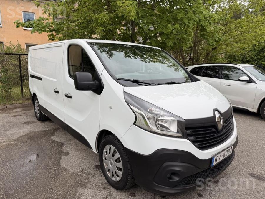 White Renault Trafic 2017 in Riga, with an engine capacity of 1.60 L and mileage of 161 thousand km for 8700 €, photo 3 on AUTOMOTO.COM.LV