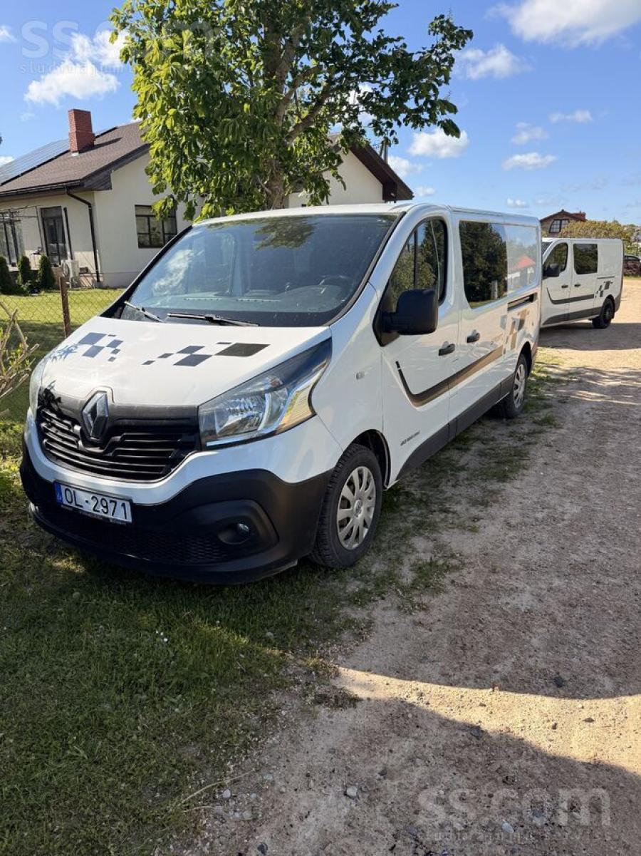 White Renault Trafic 2017 in Ogre, with an engine capacity of 1.60 L and mileage of 187 thousand km for 11800 €, photo 1 on AUTOMOTO.COM.LV