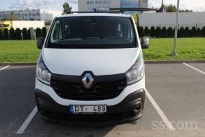 White Renault Trafic 2018 in Riga, with an engine capacity of 1.60 L and mileage of 98 thousand km for 14300 €, photo 9 on AUTOMOTO.COM.LV