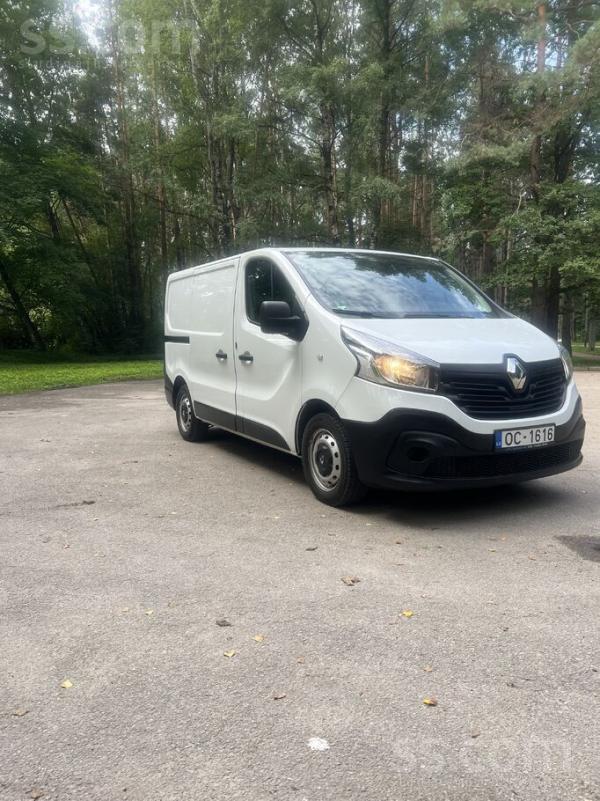 White Renault Trafic 2018 in Riga, with an engine capacity of 1.60 L and mileage of 178 thousand km for 8750 €, photo 1 on AUTOMOTO.COM.LV