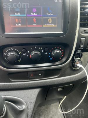 White Renault Trafic 2018 in Riga, with an engine capacity of 1.60 L and mileage of 178 thousand km for 8750 €, photo 8 on AUTOMOTO.COM.LV
