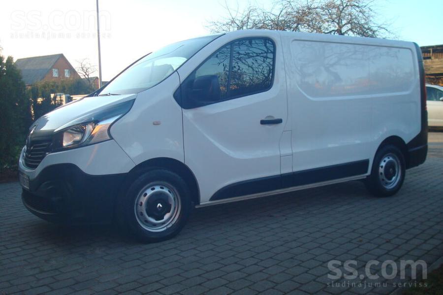 White Renault Trafic 2019 in Riga, with an engine capacity of 1.60 L and mileage of 174 thousand km for 4650 €, photo 1 on AUTOMOTO.COM.LV