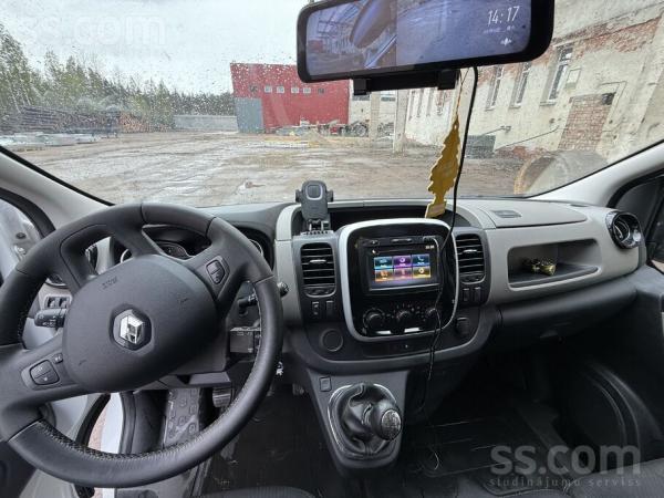 White Renault Trafic 2019 in Preili, with an engine capacity of 1.60 L and mileage of 155 thousand km for 9900 €, photo 8 on AUTOMOTO.COM.LV