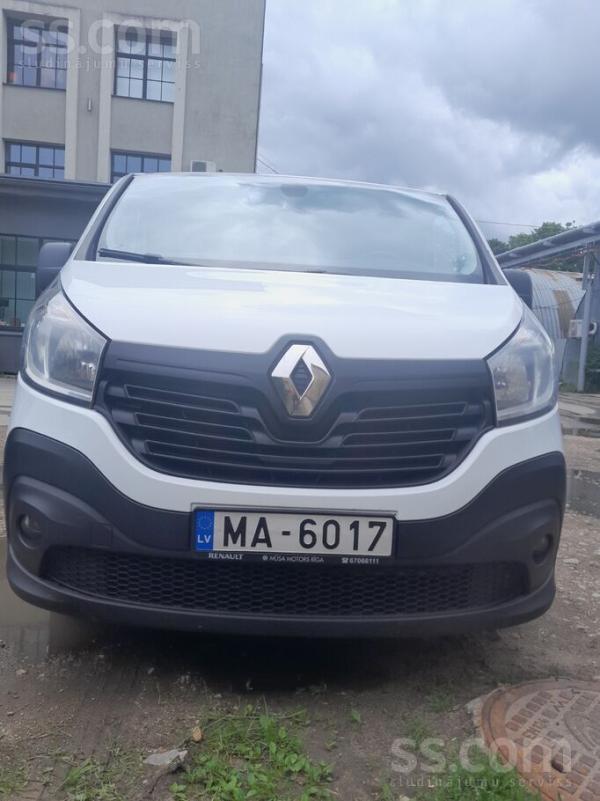 White Renault Trafic 2019 in Riga, with an engine capacity of 1.60 L and mileage of 185 thousand km for 7350 €, photo 1 on AUTOMOTO.COM.LV