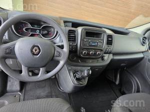 White Renault Trafic 2019 in Riga, with an engine capacity of 1.60 L and mileage of 114 thousand km for 12950 €, photo 16 on AUTOMOTO.COM.LV