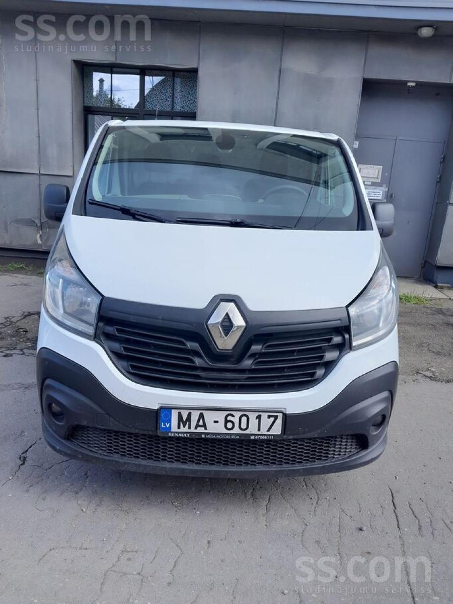 White Renault Trafic 2019 in Riga, with an engine capacity of 1.60 L and mileage of 285 thousand km for 6600 €, photo 1 on AUTOMOTO.COM.LV