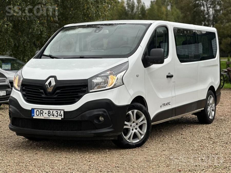 White Renault Trafic 2019 in Jelgava, with an engine capacity of 1.60 L and mileage of 0 thousand km for 15900 €, photo 1 on AUTOMOTO.COM.LV