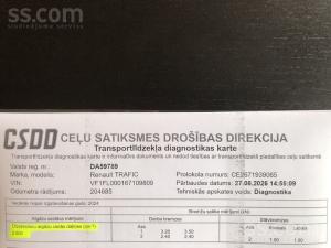Белый Рено Трафик 2021 в Цесис, объемом двигателя 2.00 л и пробегом 0 тыс. км за 14900 €, фото 20 на AUTOMOTO.COM.LV
