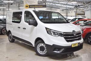 White Renault Trafic 2023 in Riga, with an engine capacity of 2.00 L and mileage of 84 thousand km for 19900 €, photo  on AUTOMOTO.COM.LV