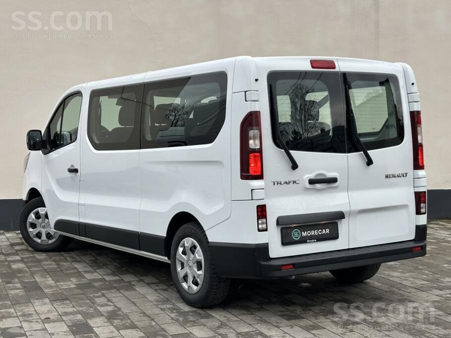 White Renault Trafic 2025 in Riga, with an engine capacity of 2.00 L and mileage of 28 thousand km for 32550 €, photo 7 on AUTOMOTO.COM.LV