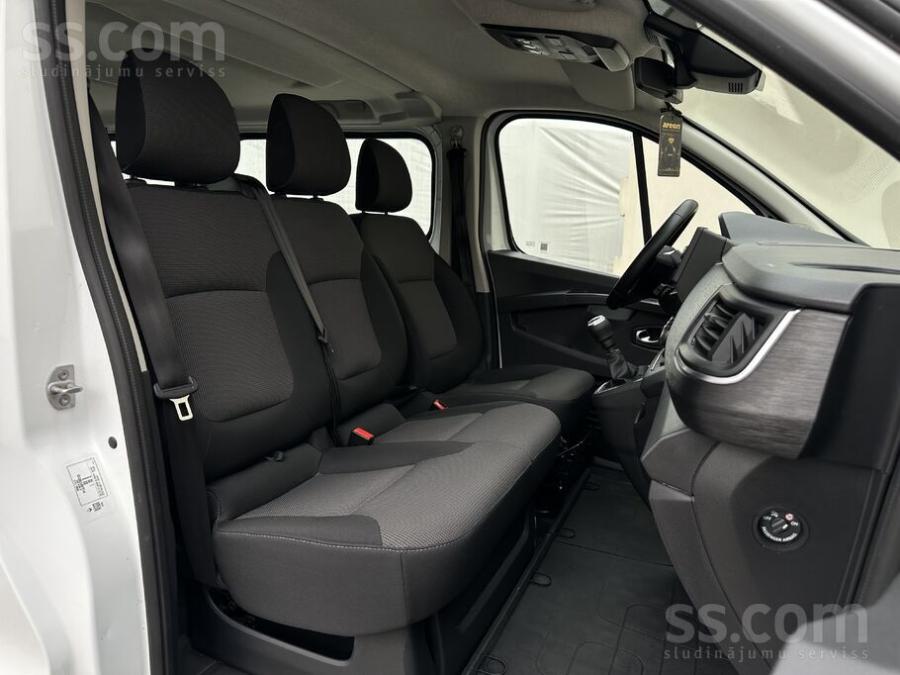 White Renault Trafic 2025 in Riga, with an engine capacity of 2.00 L and mileage of 28 thousand km for 32550 €, photo 16 on AUTOMOTO.COM.LV